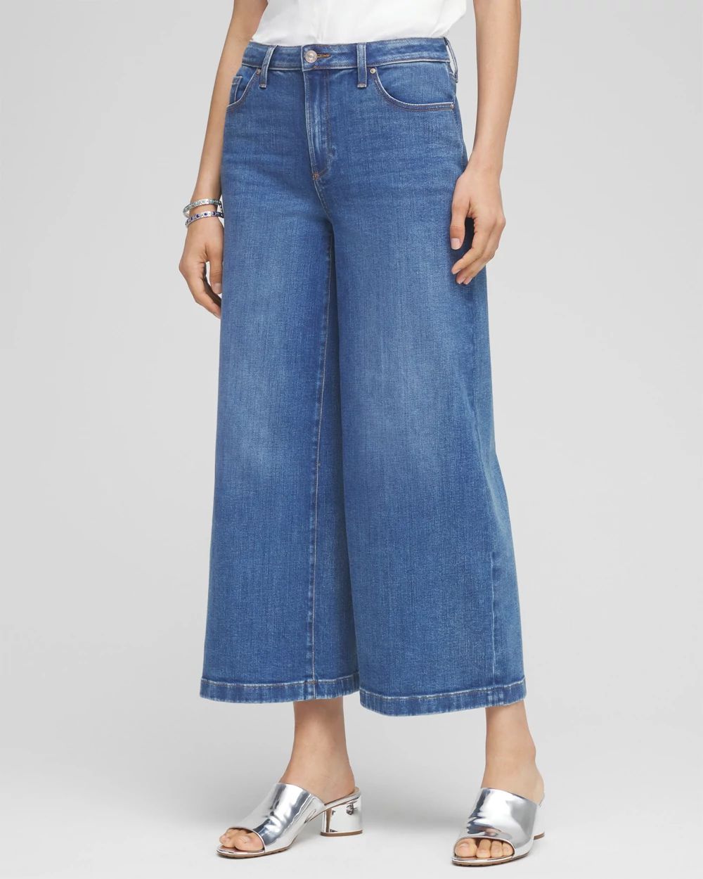 High Rise Wide Leg Cropped Denim | Chico's High Rise Wide Leg Cropped Denim | Chico's